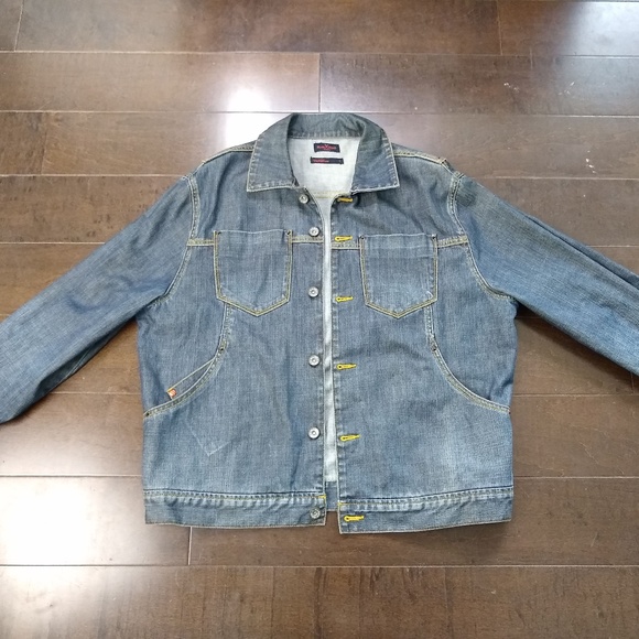 Marc Ecko | Jackets & Coats | Marc Ecko Blue Jean Jacket | Poshmark